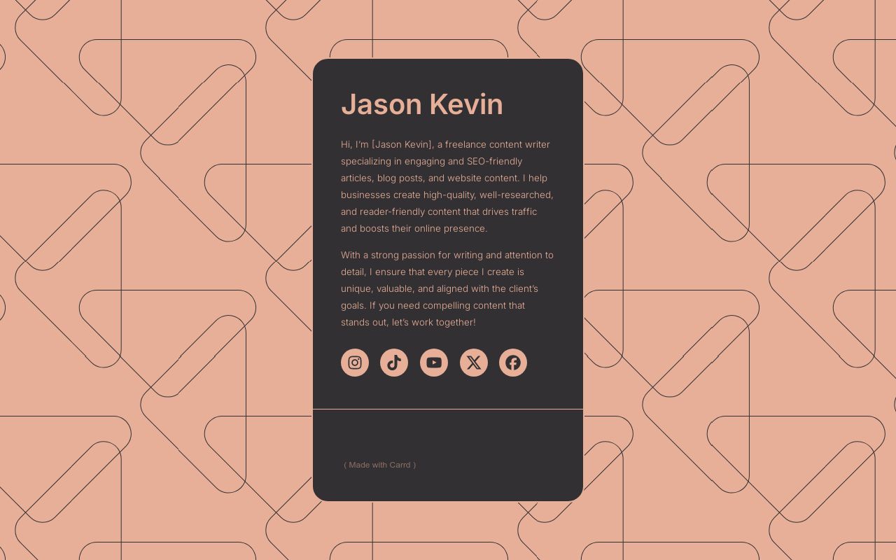 Jason Kevin - Freelancer Writer